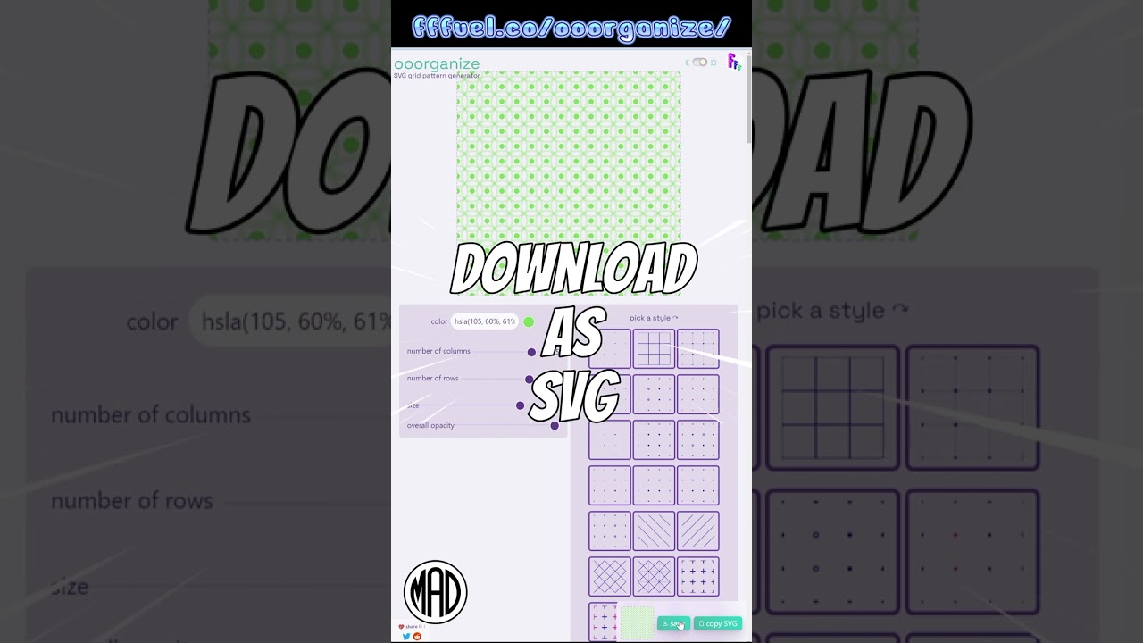 SVG Grid Pattern Generator | Free SVG Generators For Creators