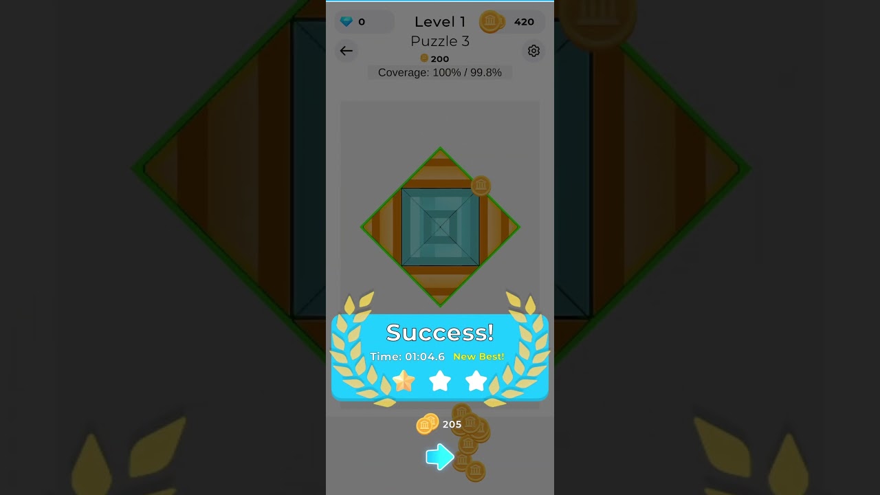 Polygon Mayhem Puzzle App - Fun to play  #puzzles #puzzle #brainteaser #brainteasers #mobilegame