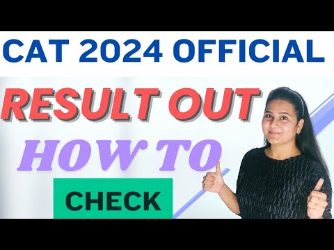 CAT 2024 Result out馃敟 How to check CAT 2024 Result