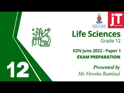 Gr 12 Exam Preparation - Life Sciences - KZN June 2022 - Paper 1