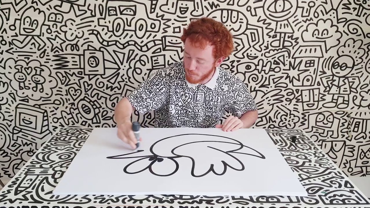 Doodling a bird in one line