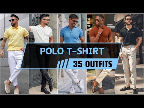 35 Ways to Style Polo T-Shirts for Summer 2024 | Men's Fashion