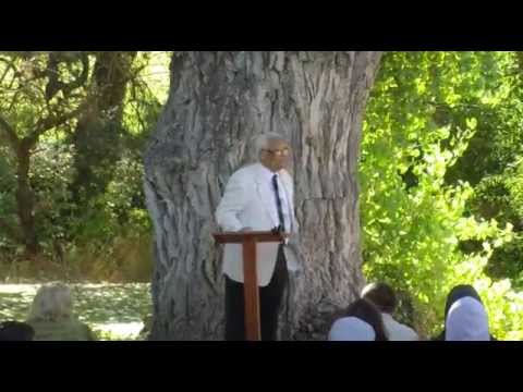 Dr. Aubrey McGann 10-26-14 , Musician John Wilkerson @ Church in the park, Modesto