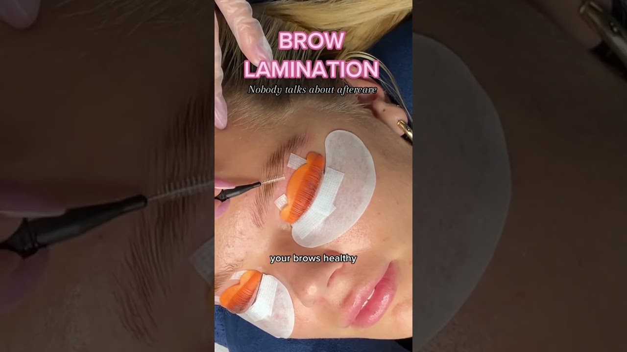 Brow lamination aftercare ❤️ #lashbusiness #lashartist