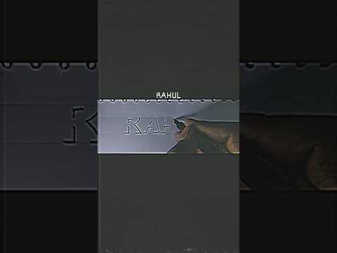 Rahul name art video on paper comment your name👉#name #artwork #viral #art #trending #shorts #story