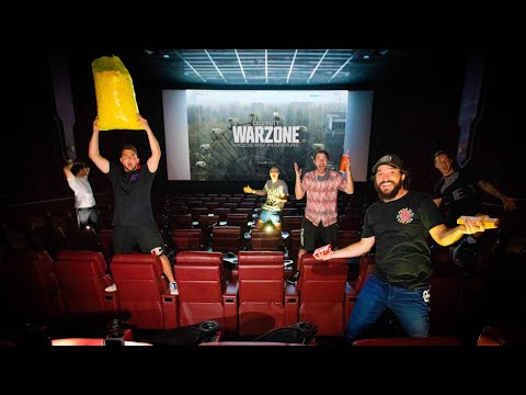 OVERNIGHT IN A MOVIE THEATER! (We Snuck In!)