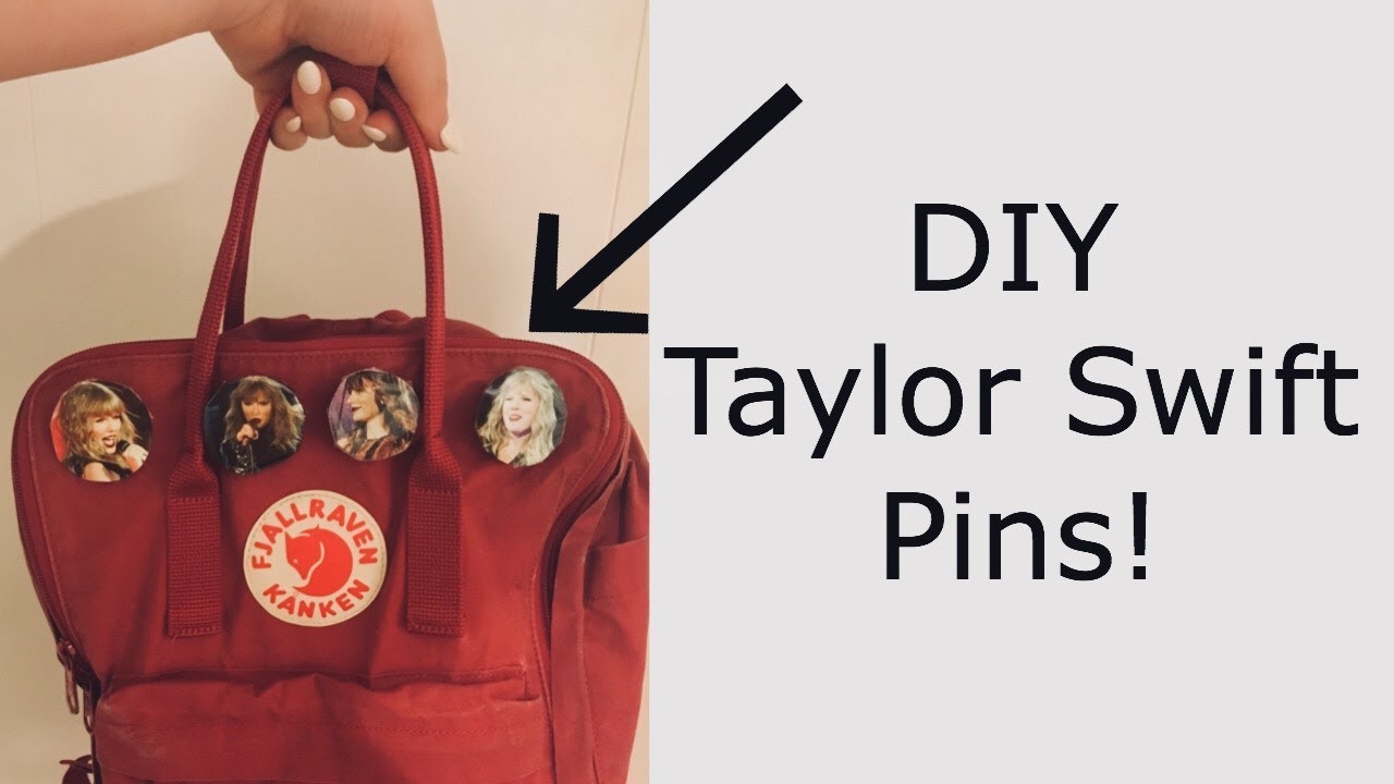 Diy Taylor Swift pins!