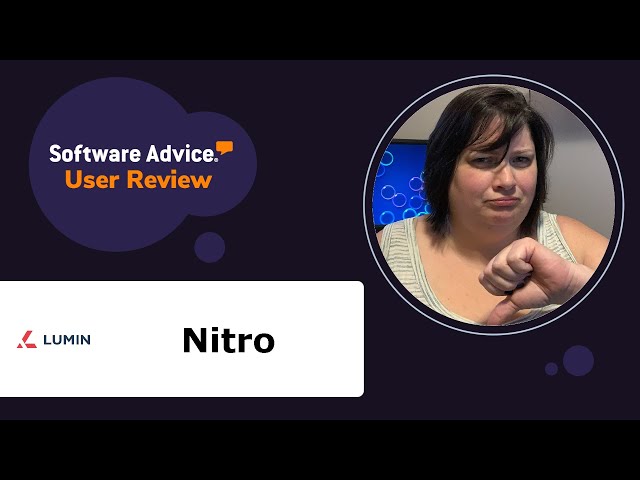 Nitro Pro Software Reviews, Demo & Pricing - 2025