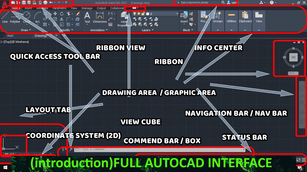 INTRODUCTION OF AUTOCAD (GUI)