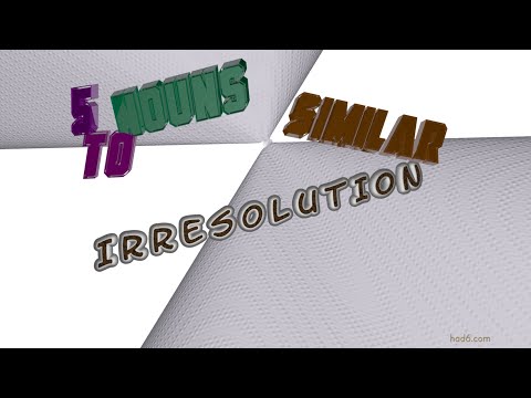 irresolution - 5 nouns synonym to irresolution (sentence examples)