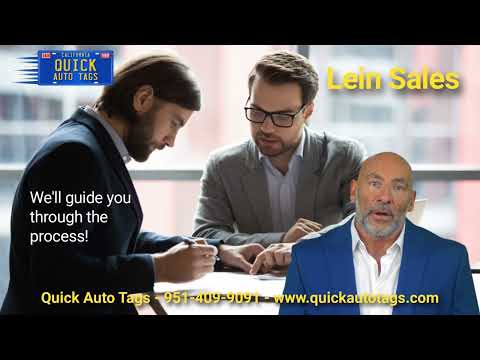 California DMV Lien Sale