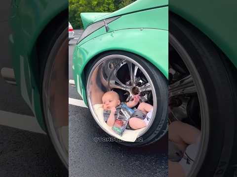 Baby Nissan 350z π Camber green π #automobile #nissan350z #edit #jdm #cars #shorts