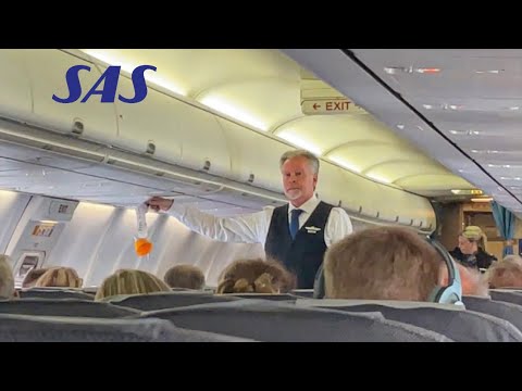 SAS Full 4K Flight Experience from TROMSO (TOS) to OSLO (OSL) with a B737-700