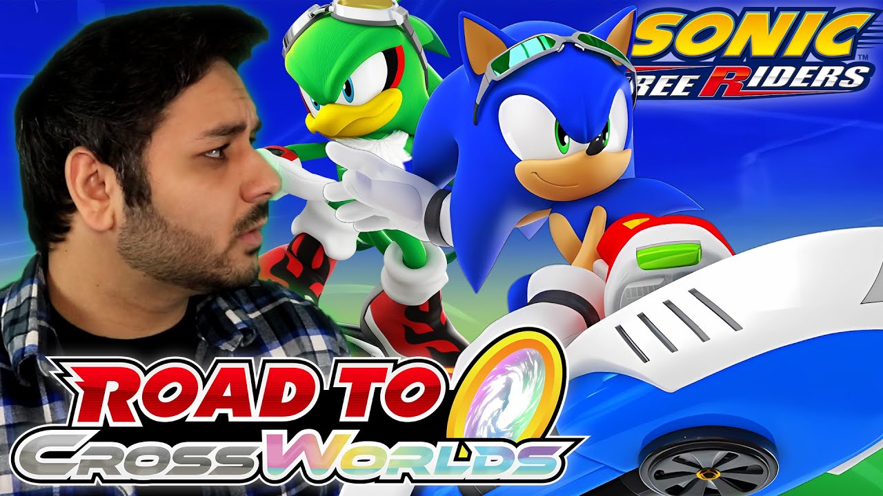 SONIC FREE RIDERS BETTER WITH CONTROLLER? - ROAD TO CROSSWORLDS MARATHON