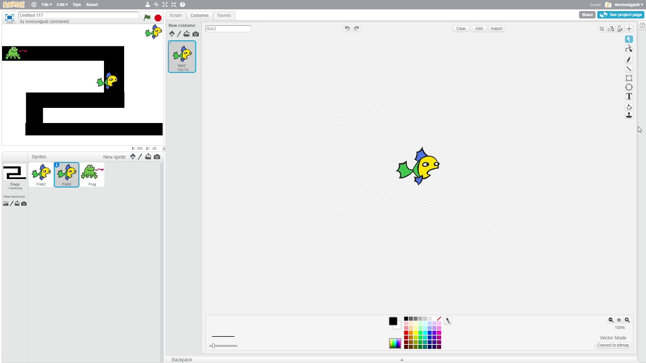 scratch for beginners 6 (game using clone, variables, touching, broadcast)
