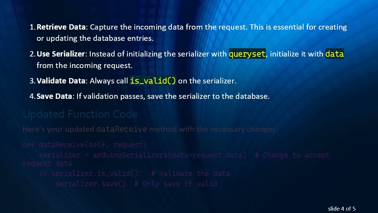 How to Store Data in Your Database Using Django and DRF