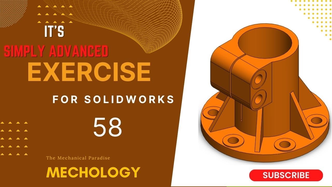 SolidWorks Exercise-58 |SolidWorks Tutorial-58 |SolidWorks Tutorial For Ultimate Beginner