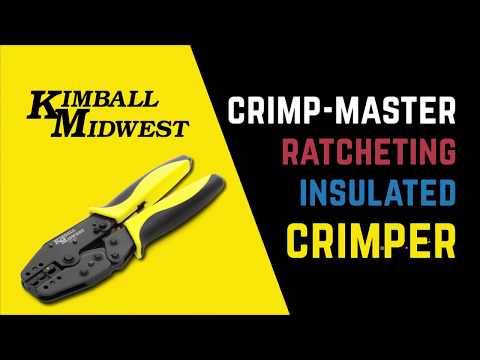 Crimp-Master Ratcheting Insulated Terminal Crimp Tool