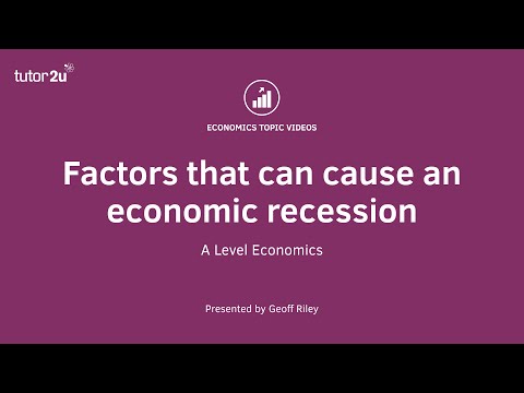 Factors causing an Economic Recession I A Level and IB Economics
