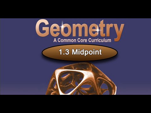 1.3 Midpoint - Big Ideas Math Geometry