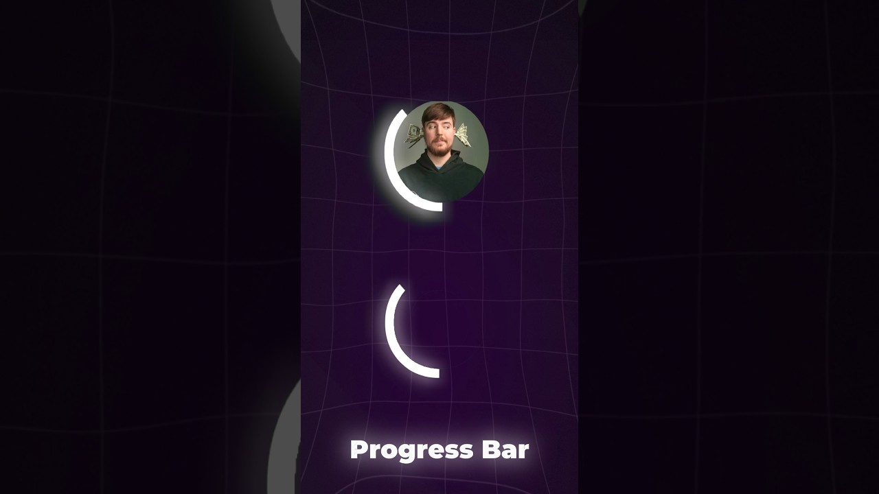 How to make a circular progress bar in capcut mobile #capcut #capcuttutorial