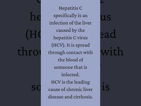 What Is Hepatitis C? #shorts