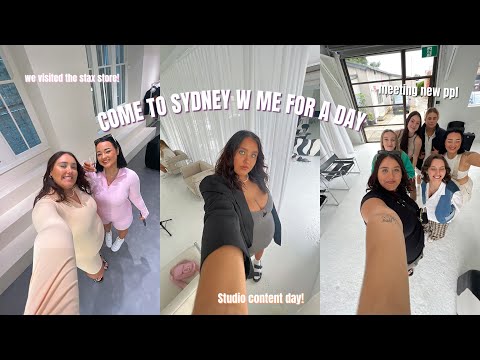 meeting new influencers! going to the stax store & someone nearly stole my car?!!! sydney vlog