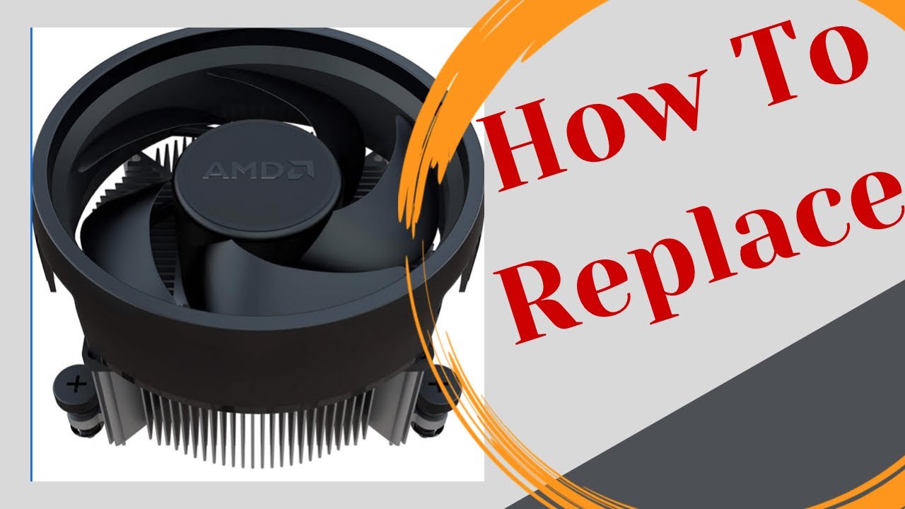 How to replace cpu cooler - heat sink / cpu fan replacement setup