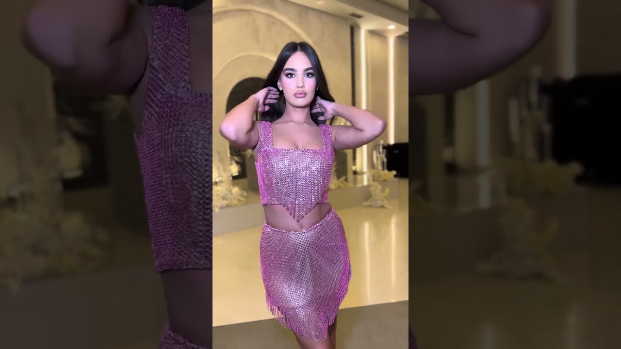 Raya Atelier - Pink Crystal Set | Glam party outfit for events & nightlife