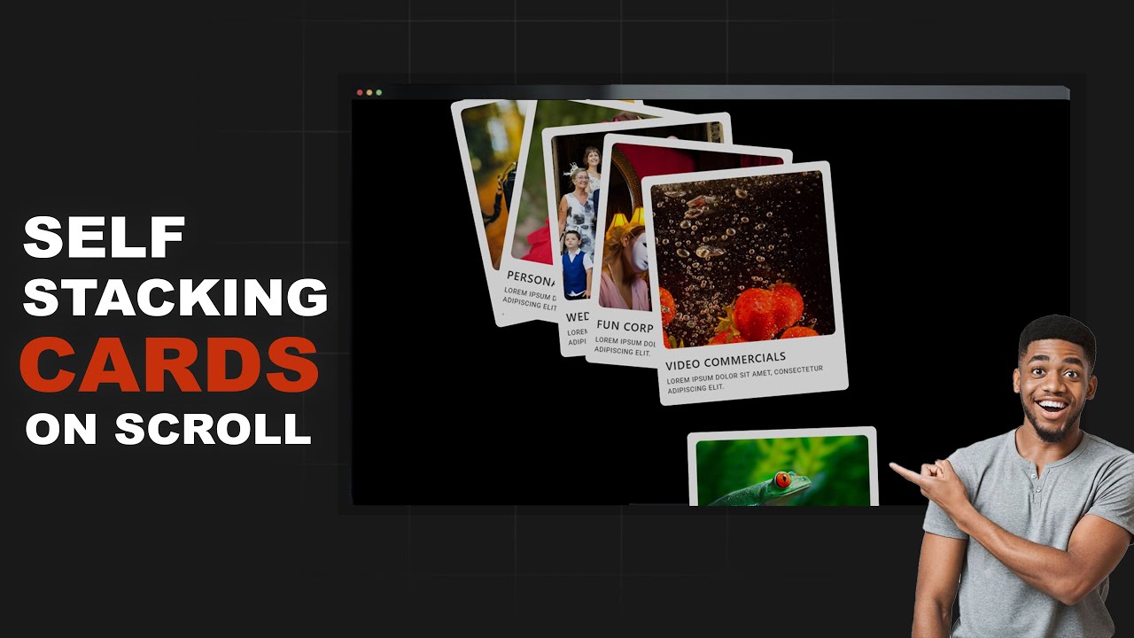 Build a Stunning Awwwards Self Stacking Cards Animation on Scroll