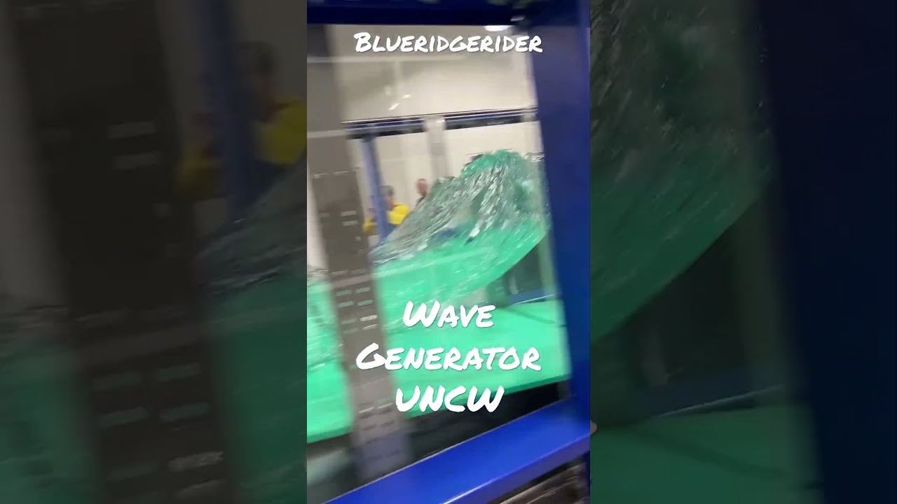 Ocean research wave generator machine UNCW