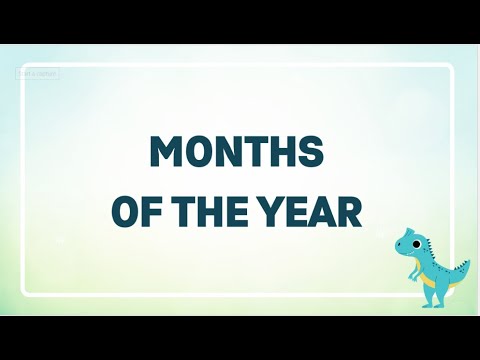 Months of the Year basic listening:…: English ESL video lessons