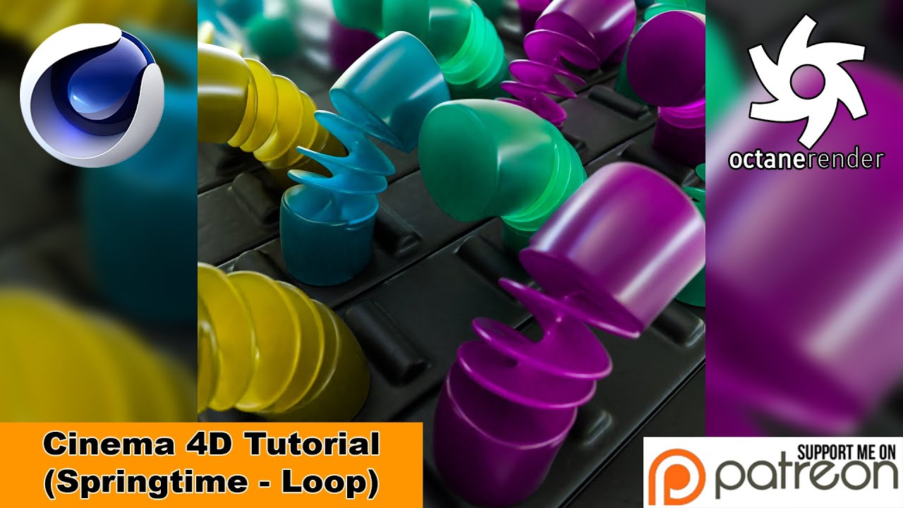 SPRINGTIME LOOP (Cinema 4D Tutorial)