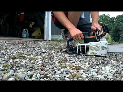 Stihl avt 011 start up.