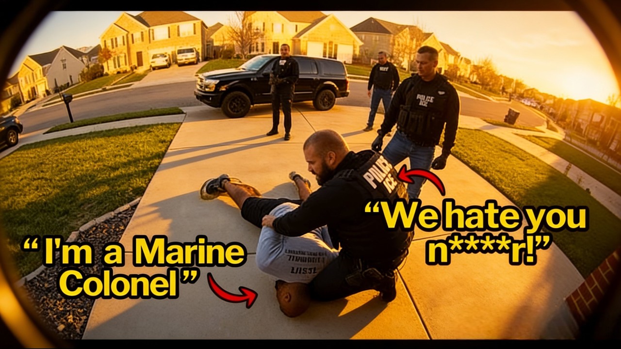 ICE Agents’ Careers End After Arrest of Black Marine Colonel in Driveway Without Warrant