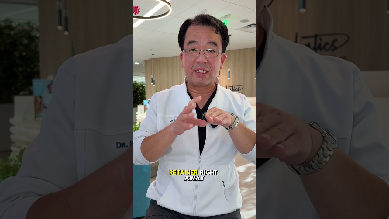 Gap in teeth after braces 😬  #orthodontist #orthotips #braces #teeth