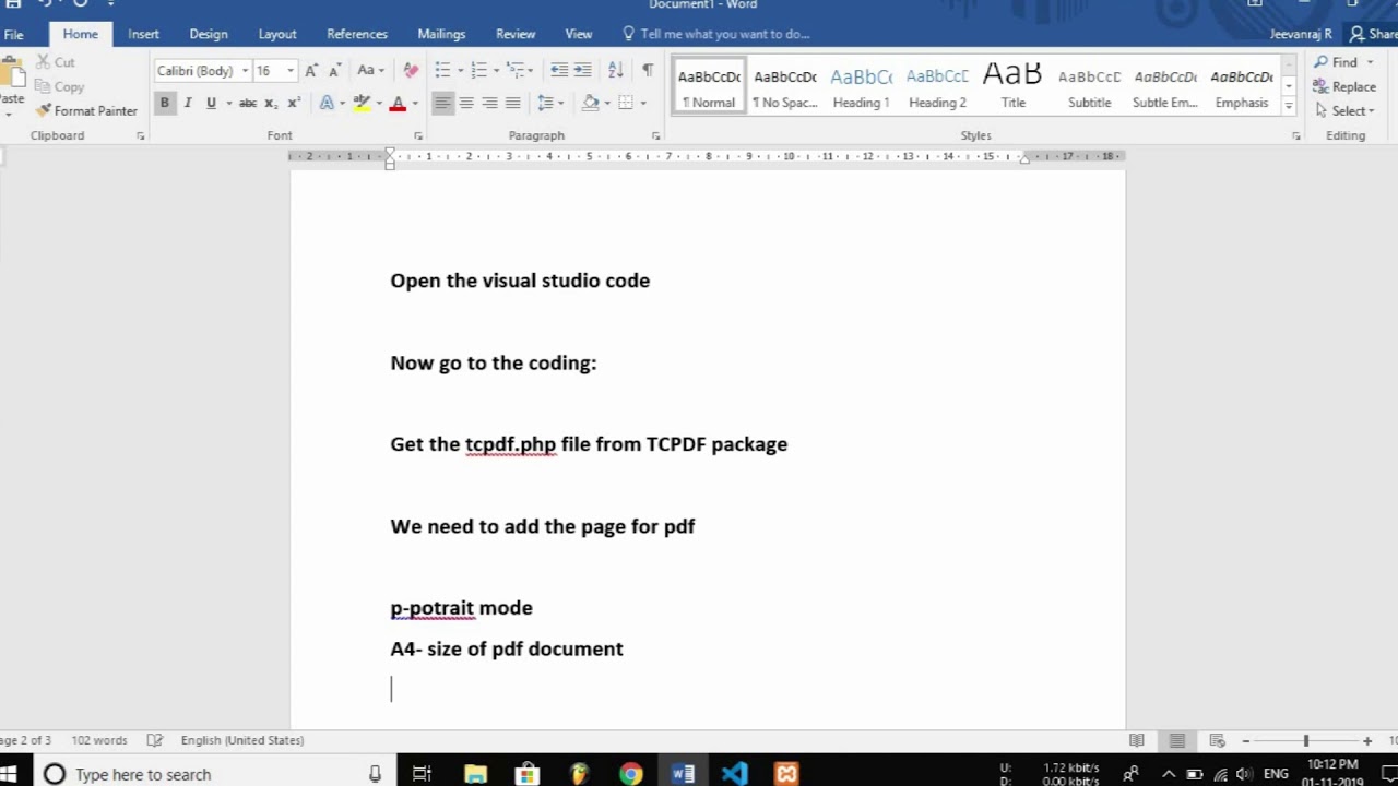 Generate PDF with HTML in PHP