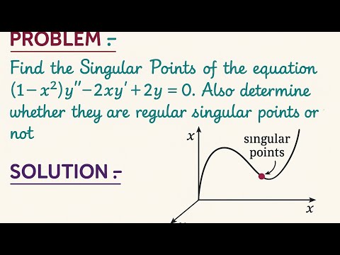 singuliere punten || regelmatige singuliere punten|| lineaire vergelijking met regelmatige singuliere punten || M.Sc.