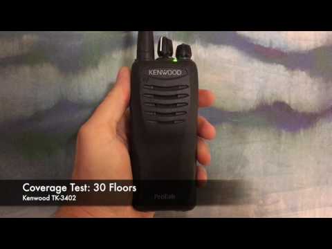Radio Coverage Test: Kenwood TK-3402 (Inside Building)
