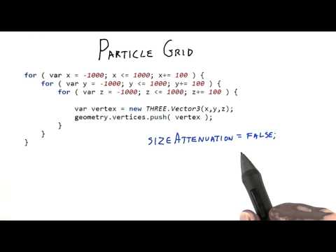 Learn Particle Grid Interactive 3D Graphics - Mind Luster
