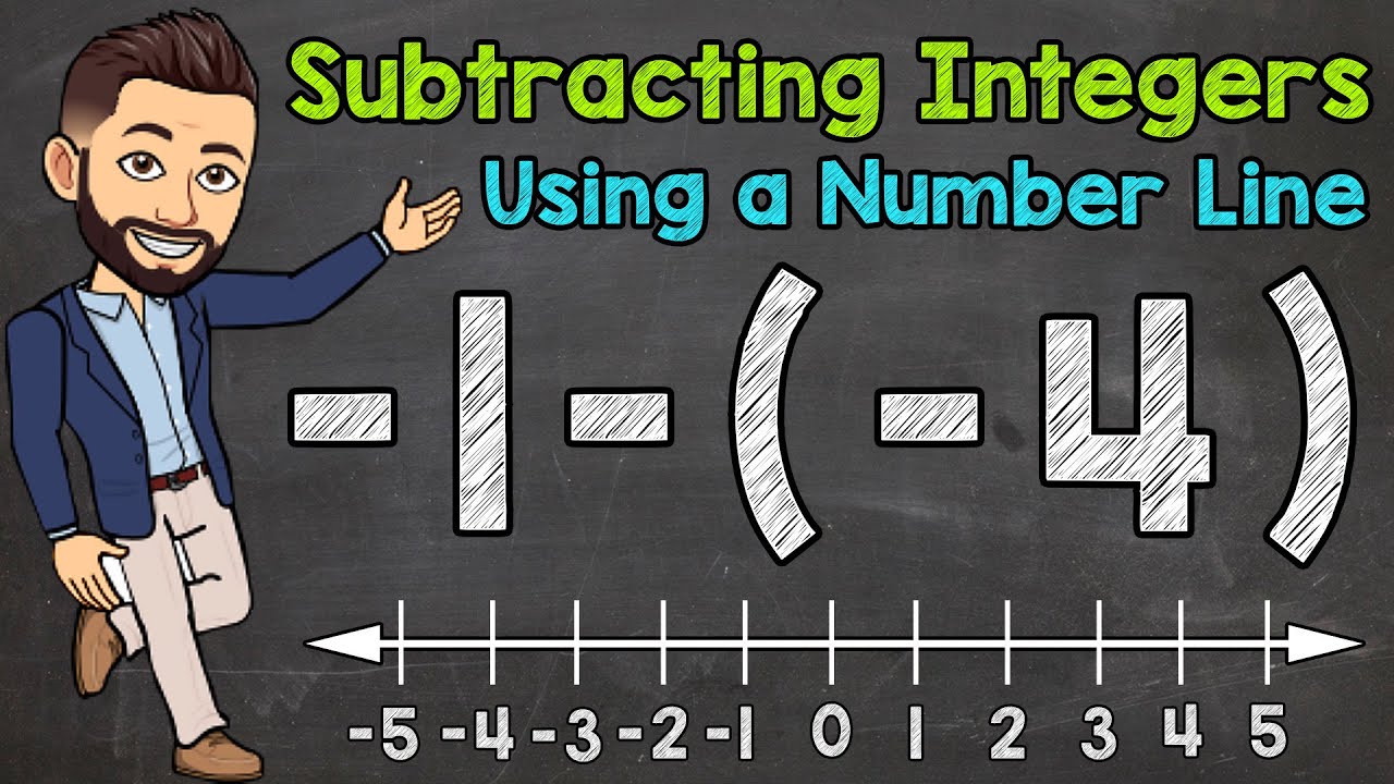 Subtracting Integers Using a Number Line | Math with Mr. J