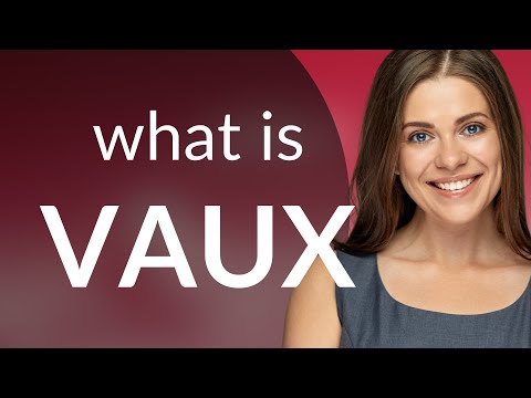 Vaux — what is VAUX meaning