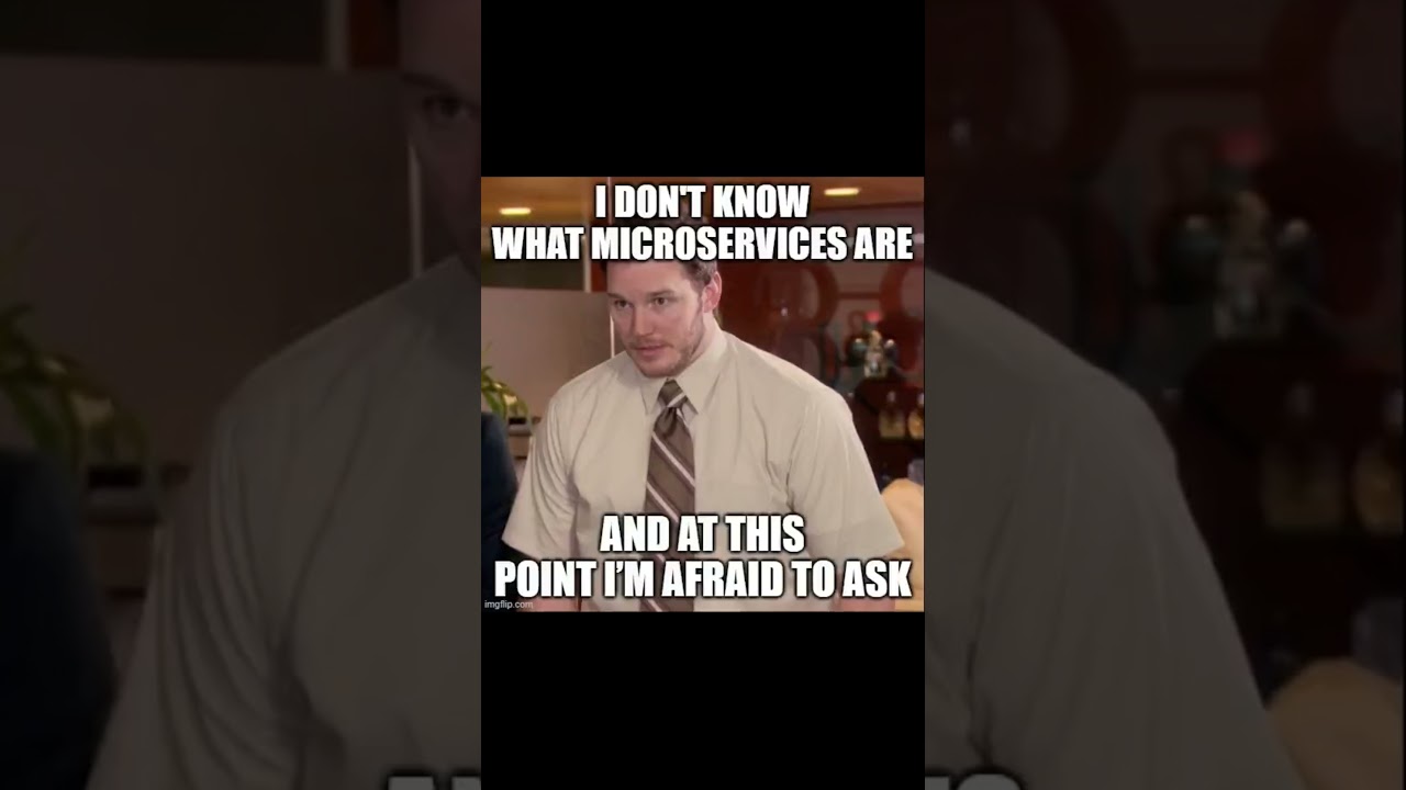 What are microservices? #programmerhumor #shorts #short