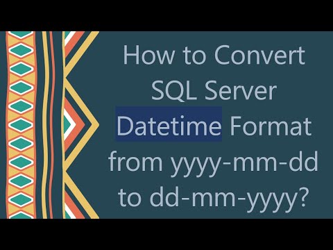 How to Convert SQL Server Datetime Format from yyyy-mm-dd to dd-mm-yyyy?