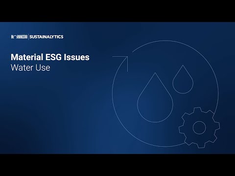 Material ESG Issues: Water Use