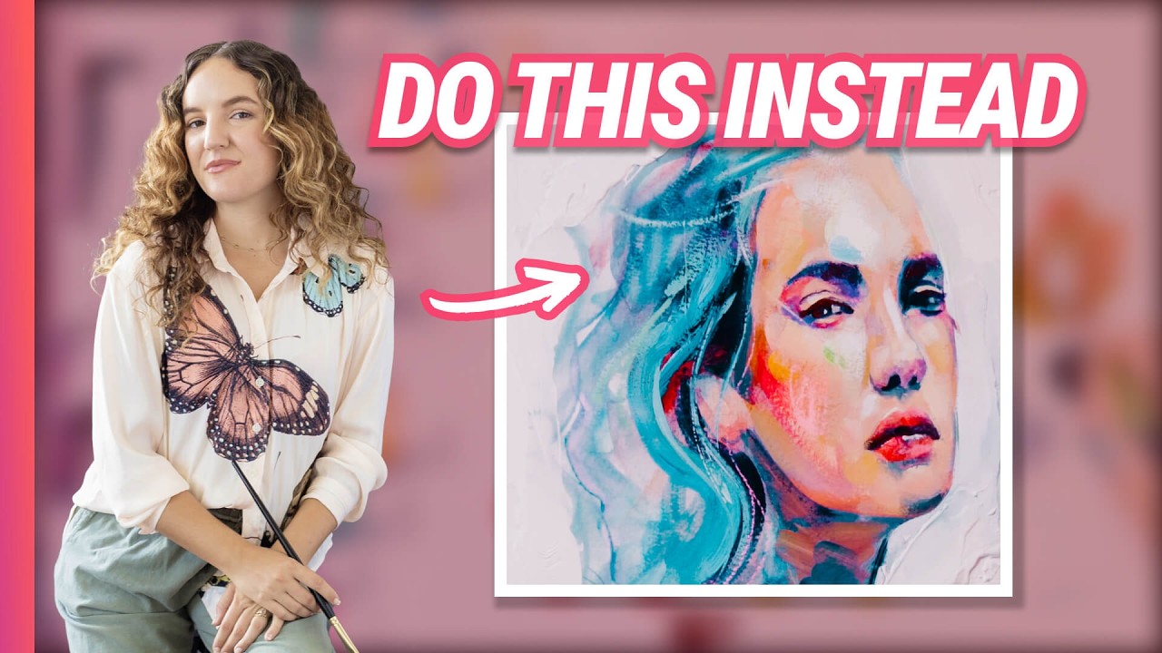 STOP Using Brown & White for Skin Tones (Do THIS Instead)