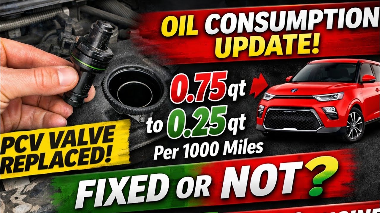 PCV Valve Replacement Results on Kia Soul 2.0 – Oil Consumption Improved? Yes & No…