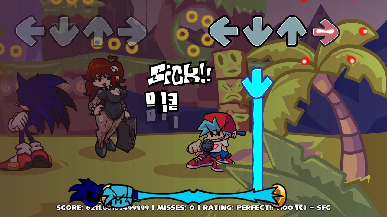 FNF: VS Sonic.EXE The Last Adventure - Redrum (by @sobanoodles4286) [FC]