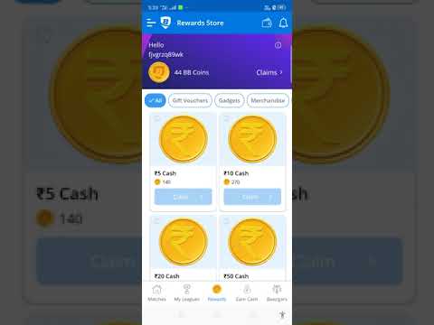 How to claim BB coins in BalleBaazi