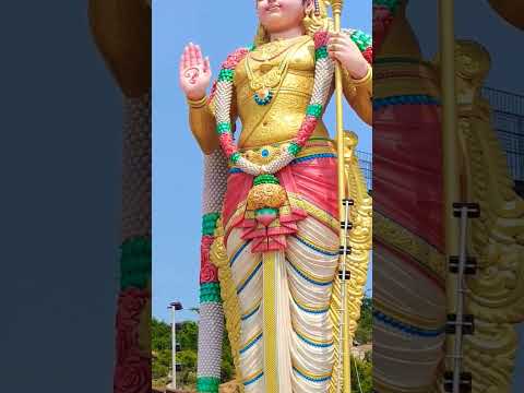 World Tallest Murugan statue #Muthumalai Murugan Temple in Yethapur, Salem #shorts